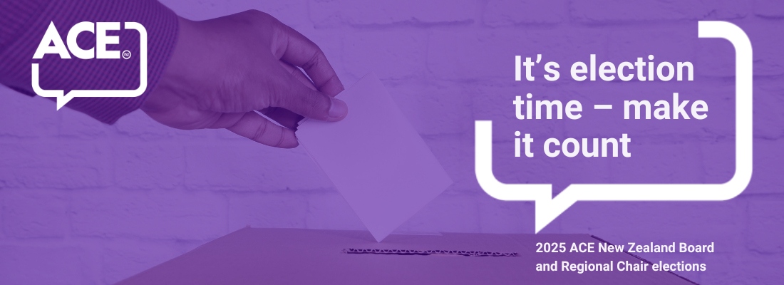 Expressions of interest open for ACE elections - ACE NZ